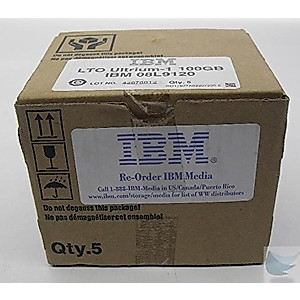IBM 08L9120 LTO-1 Ultrium-1 Data Cartridges Qty 5 Per Box