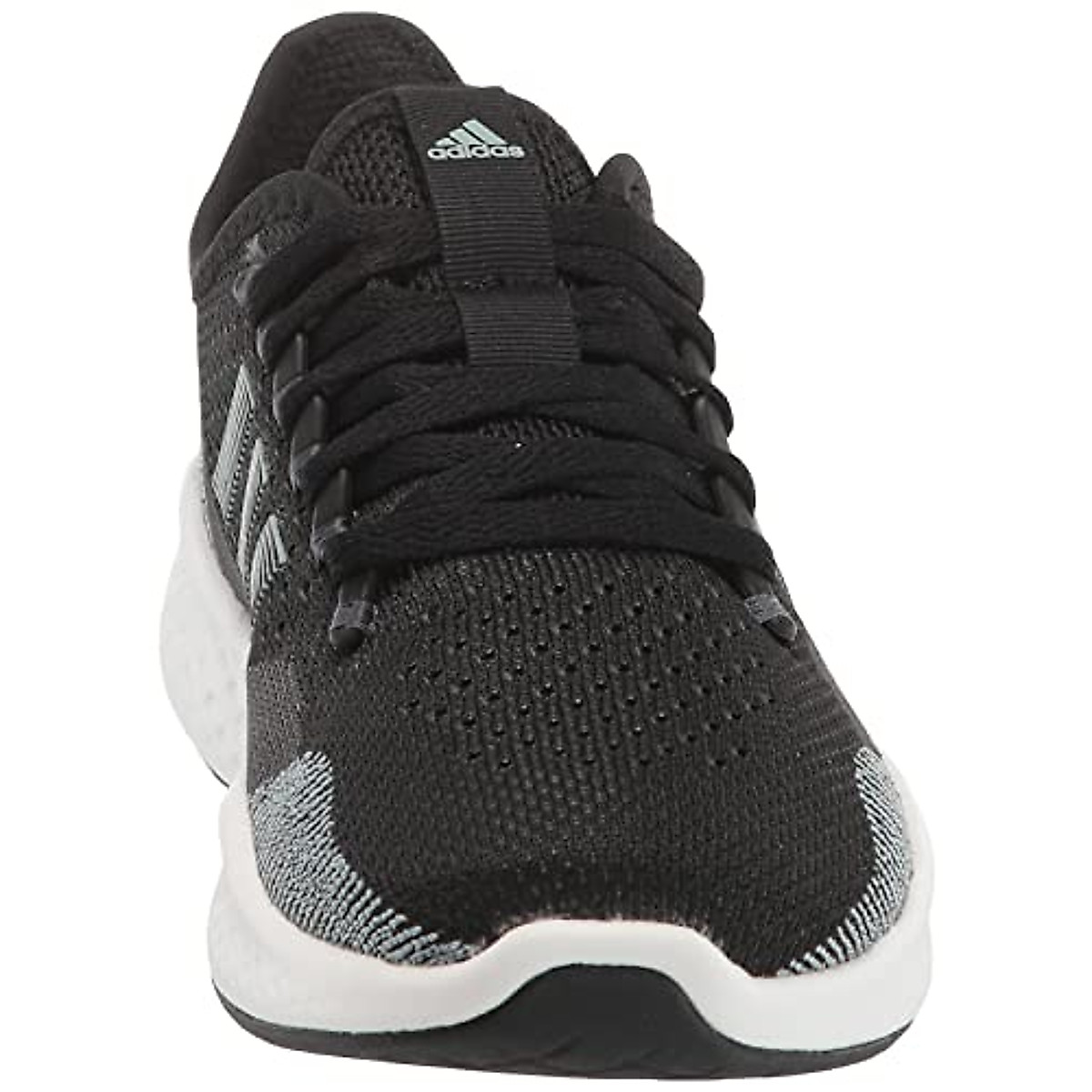 adidas Women's Fluidflow 2.0 Running Shoe, Core Black/Magic Grey Metallic/Carbon, 8