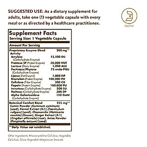 Solgar Comfort Zone Digestive Complex, 90 Vegetable Capsules - Enzymes for Digestion - Support The Body’s Natural Digestive Process - Break Down Difficult To Digest Foods - Kosher - 90 Servings