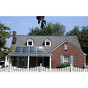 1.5KW PluggedSolar with 1500Watt Crystalline Solar Panels and Micro Grid Tie Inverter, Plug into Wall, 120V or 240V AC Outlet, Utility Approved