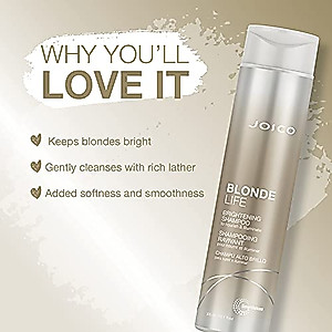 Blonde Life Brightening Shampoo | For Blonde Hair | Add Softness & Smoothness | Sulfate Free | With Monoi & Tamanu Oil | 10.1 Fl Oz