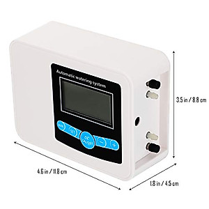 Happyyami 1 Set Garden Irrigation System Automatic Drip Irrigation Kit DIY Watering Timer System for Garden Greenhouse Patio Lawn Indoor & Outdoor