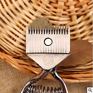 QWQ69 Barber Tools Hand Hair Clippers Manual Metal Portable Trimmer Cutter
