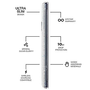 Case-Mate - Case for Samsung Galaxy Note 20 5G - Twinkle w/Micropel - 10 Ft Drop Protection - 6.7 inch - Stardust