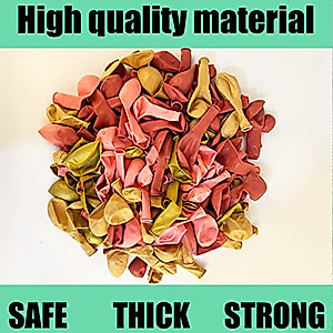 Orgnafey Retro Dusty Pink Balloons Garland Kit 171Pcs Pastel Light pink Nude Metallic Gold Balloon Arch For Wedding Princess Bridal Engagement Anniversary Girl Baby Shower Birthday Party Decorations