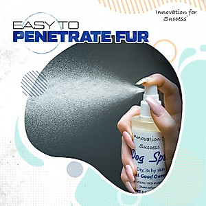 Innovation for Success Dog Spritz Dog Itch Relief Spray, Simple and Vegan Itchy Skin Relief for Dog, Squalene Oil Layer, Dog Anti Itch Spray with Antioxidants, New Improved Aroma