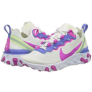 Nike Women's Race Running Shoe, White Fire Pink Sapphire Barely Volt, Women 2