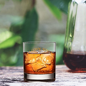 2023 Whiskey Glass Birthday Gifts for Dad - Birthday Decorations for Dad, Party Supplies - Birthday Anniversary, Bday Gifts Ideas for Him, Dad, Husband - A meaningful birthday present Whiskey Glass