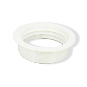 intulon 6-inch Tube Portable AC Air Conditioner/Fan Exhaust Plastic Hose Flange Wall Mount - Counter-Clockwise thread 6CCWMOUNT,Off White