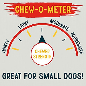 Canine Chews 2-3" Mini Knotted Rawhide Dog Bones for Small Dogs Natural Dog Treat Chew (8 Pack)