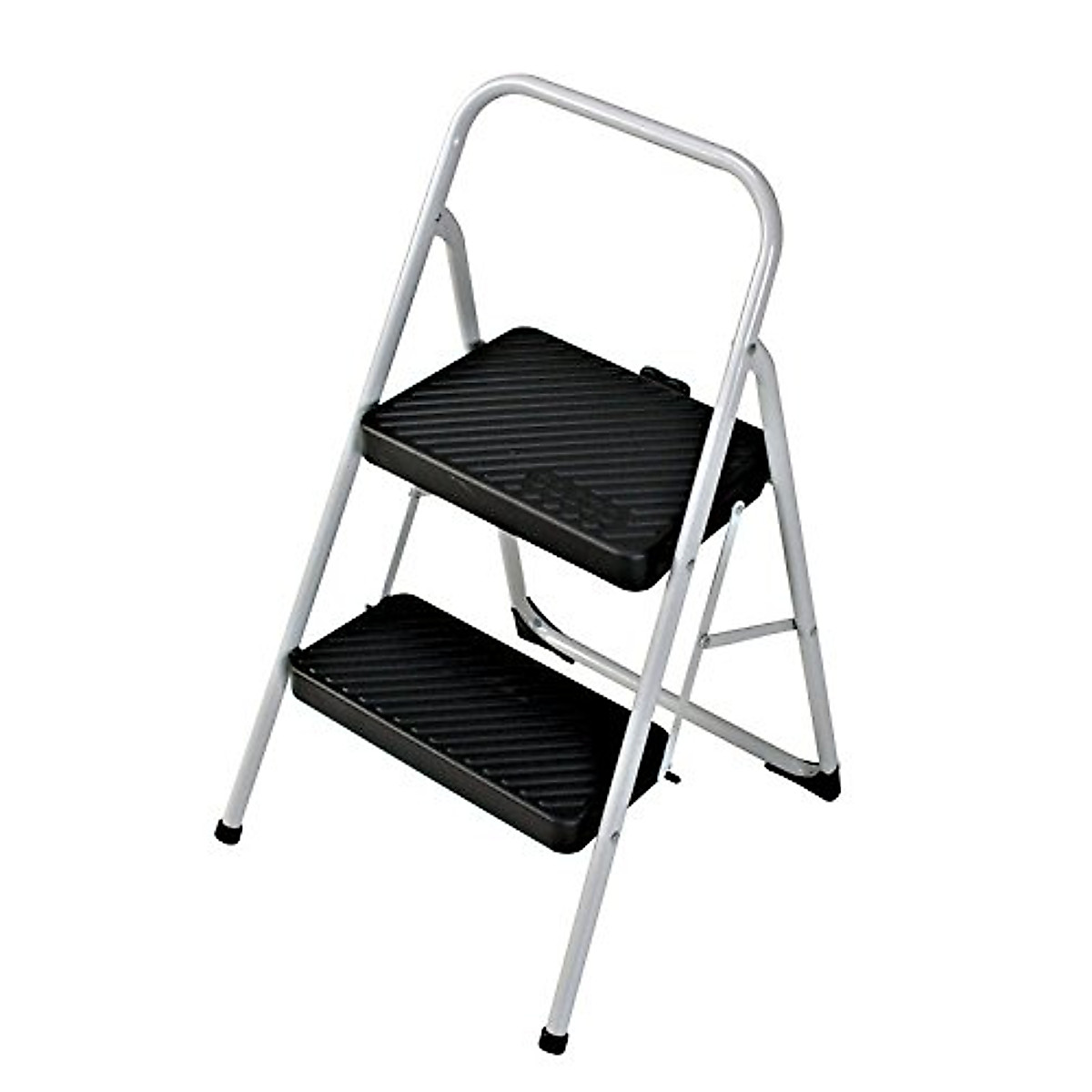 Cosco Folding Two Step Stool 200 Lb. Capacity 17" Gray