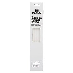 Stanley Reusable Quencher Straws - 4-Pack of BPA-Free, Reusable Straws for Clean Drinking - Perfect 40oz Tumblers