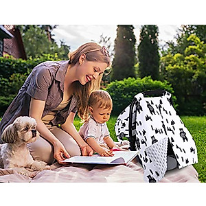 Car Seat Covers for Babies, Breathable Infant Car Seat Cover Baby Car Seat Cover Carseat Canopy with Peekaboo Opening, Newborn Universal Fit Car Seat Cover Baby Essentials for Winter