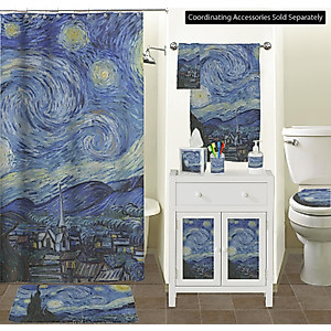 RNK Shops The Starry Night (Van Gogh 1889) Waste Basket - Double Sided (Black)
