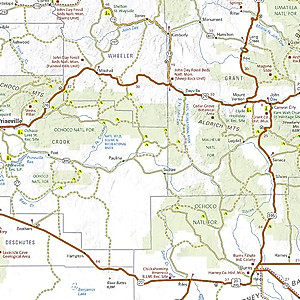 Oregon Map (National Geographic Guide Map)