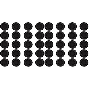 Mobestech Foam Earbud Earpad 40pcs Fit Memory Standard Pads Headphone Most Replacement Elastic Earphones Headphones Sponge Size Earpads Ear for Earpad Earphone Cm Foam Replacements Eartips