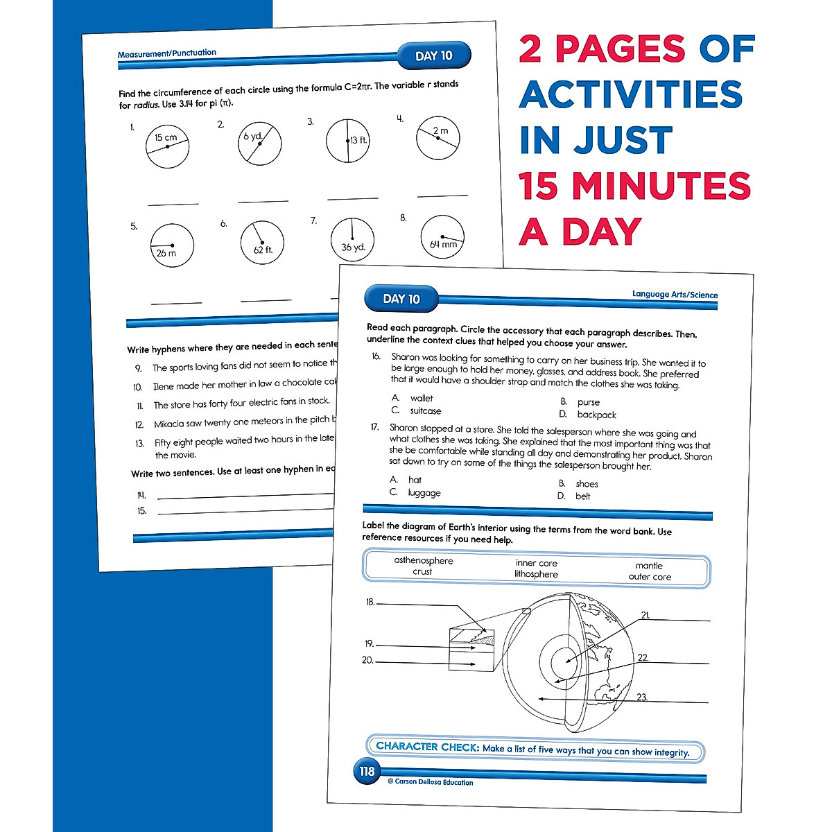 Summer Bridge Activities 6th to 7th Grade Workbooks, Math, Reading Comprehension, Writing, Science, Social Studies, Fitness Summer Learning, 7th Grade Workbooks All Subjects With Flash Cards