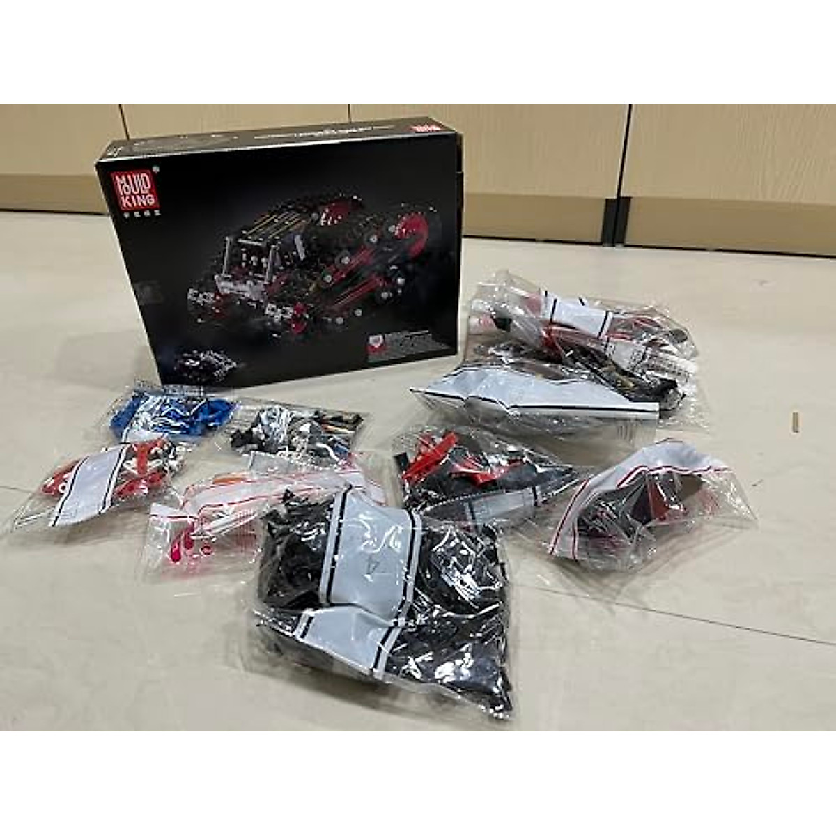 Mould King Building Sets 2in1 Flip Off-Road Race Buggy Car Remote Control Car Crawler Climbing Car Models Building Toys, RC Car Speed Racing Toy Off Road Cars Building Blocks for Kids 8+ Red(836 PCS)