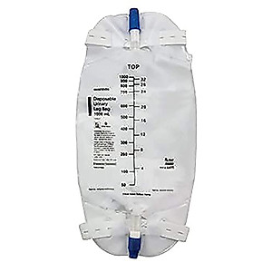 McKesson Urinary Leg Bag - 4605EA - 1,000 mL, 1 Each / Each