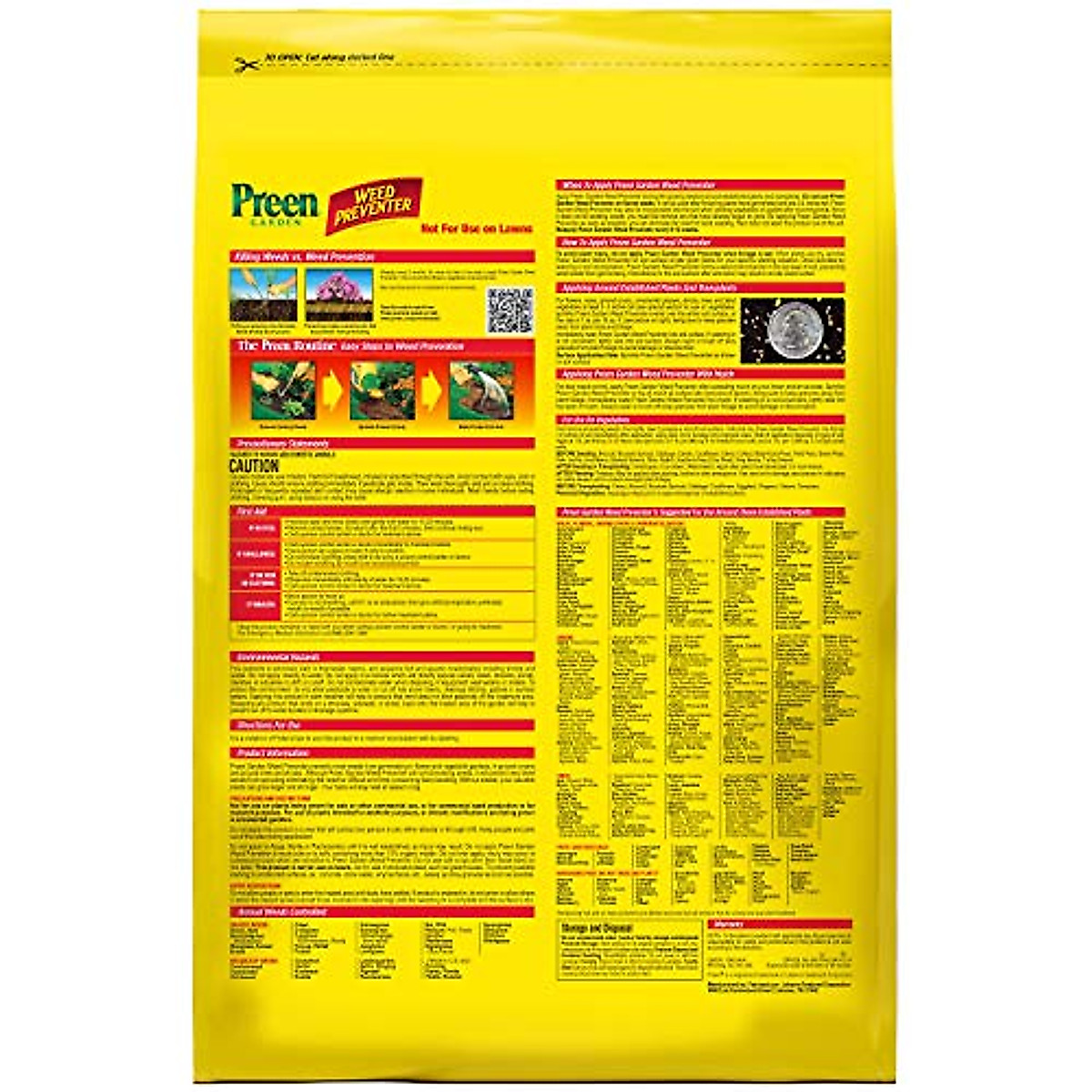 Preen Garden Weed Preventer - 22 lb. - Covers 3,520 sq. ft.