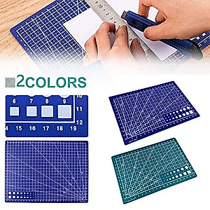 A5 PVC Cutting Mat Pad Patchwork Cut Pad Double-sided Cutting Board At Engraving Special Board For Exam Tool Knife Engraving mat,thin cutting,big crafts,fabric mat rotary mat,hobby mat,cut
