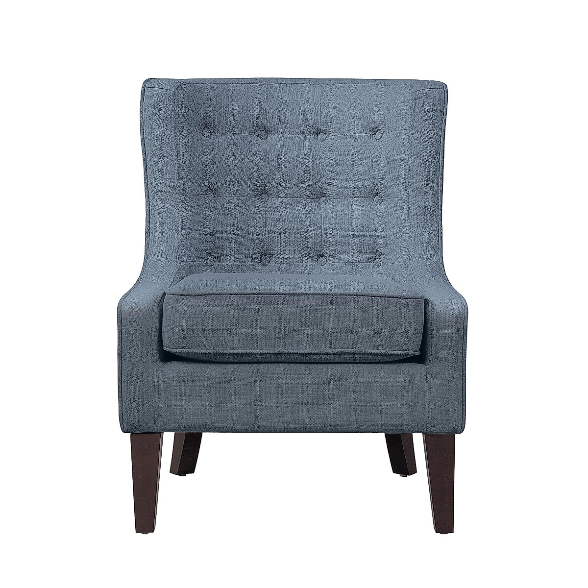 Lifestyle Solutions Moreland Accent Arm Chair, Navy Blue