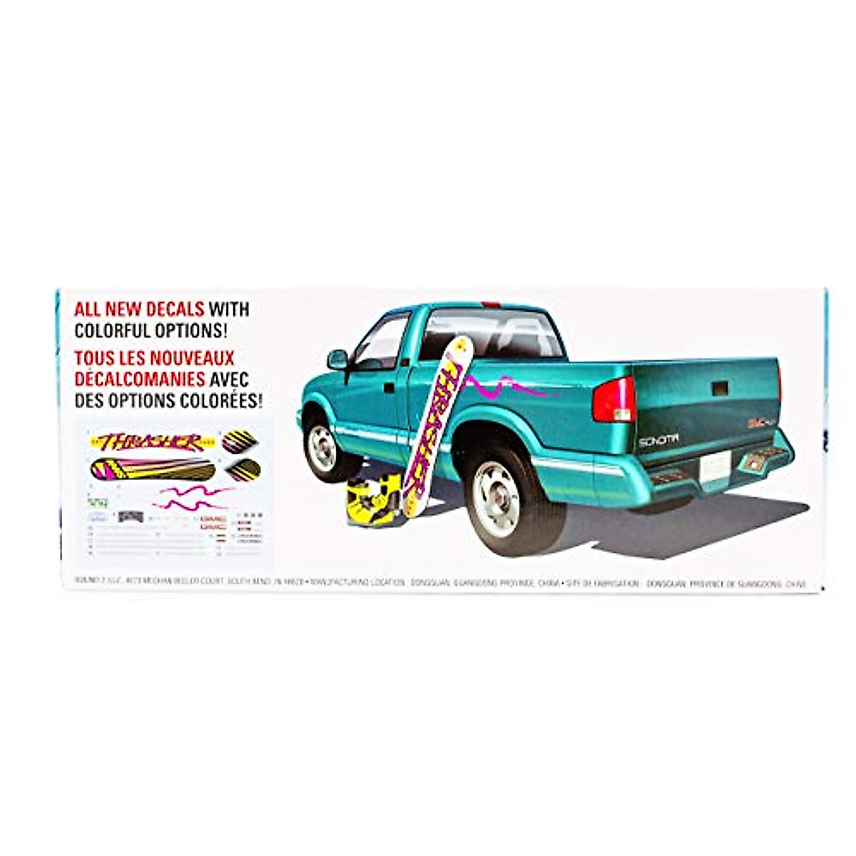 AMT 1995 GMC Sonoma Model Kit - 1/25 Scale Buildable Pickup Truck for Kids and Adults