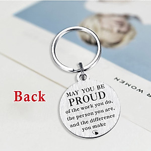 ABNTY 30 Year Work Anniversary Employee Gifts, 30th Work Anniversary Decorations, Thank You 30 Years Employee Anniversary Keychin Gifts