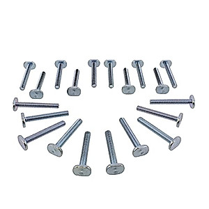 DCT Tee Bolt Set – 20 Pack 1-3/4in T Bolts for Woodworking, T Track Bolts Jig Bolts, 1/4in 20 Thread T Bolt