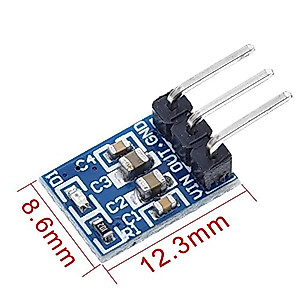 NHOSS 1Pcs 5V to 3.3V for DC-DC Step-Down Power Supply Buck Module LDO 800MA