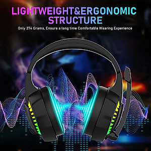 60% Gaming Keyboard Honeycomb Mouse and RGB Headset Comboith Rainbow Backlight Ergonomic 62Key Mechanical Feeling Adjustable 7200DPI Mice Stereo Sound Headphone for PS4 Xbox One PC Mac Gamer