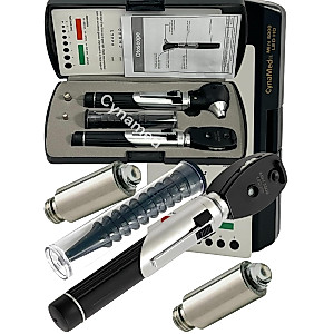 Cynamed - Diagnostix Bright White Led Otoscope Set with Accessories-Multi-Function Otoscope Student Set-Hard Case