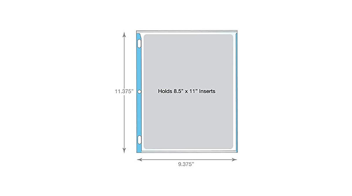 EnvyPak Pastel Color-Coded Sheet Protectors for Easy Organization