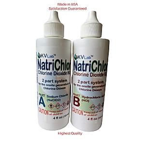 NatriChlor CD Set w/Accu-Drop Bottles HCL Extra Large Size (8 oz Total)