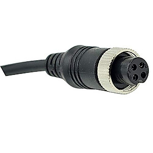PEN 16FT/5M Car 4Pin Aviation Video ExtensionCable for, CCTV Rearview Camera Truck Trailer Camper Bus Motorhome Vehicle Backup Monitor Waterproof Shockproof System