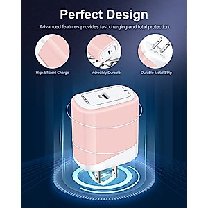 USB C Charger Fast Charging C Port Block for iPhone 14 Pro Max 14 Plus 13 12 11 Mini Se 10 X Xr Xs 8 Plus, Apple Watch 8 7 Usbc Charger Type C Power Adapter Lightning Phone Wall Plug Brick Cube Box