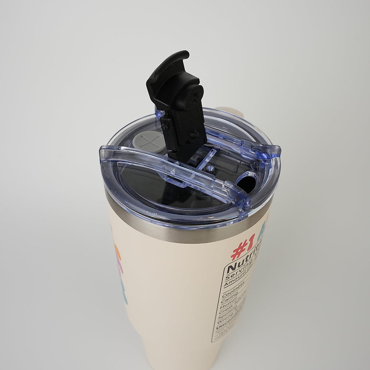 FROOBLEQUIRK Best Auntie 40oz Tumbler – Cool Aunt Club Cup, Funny Nutrition Facts Design, Birthday & Holiday Gift from Niece or Nephew