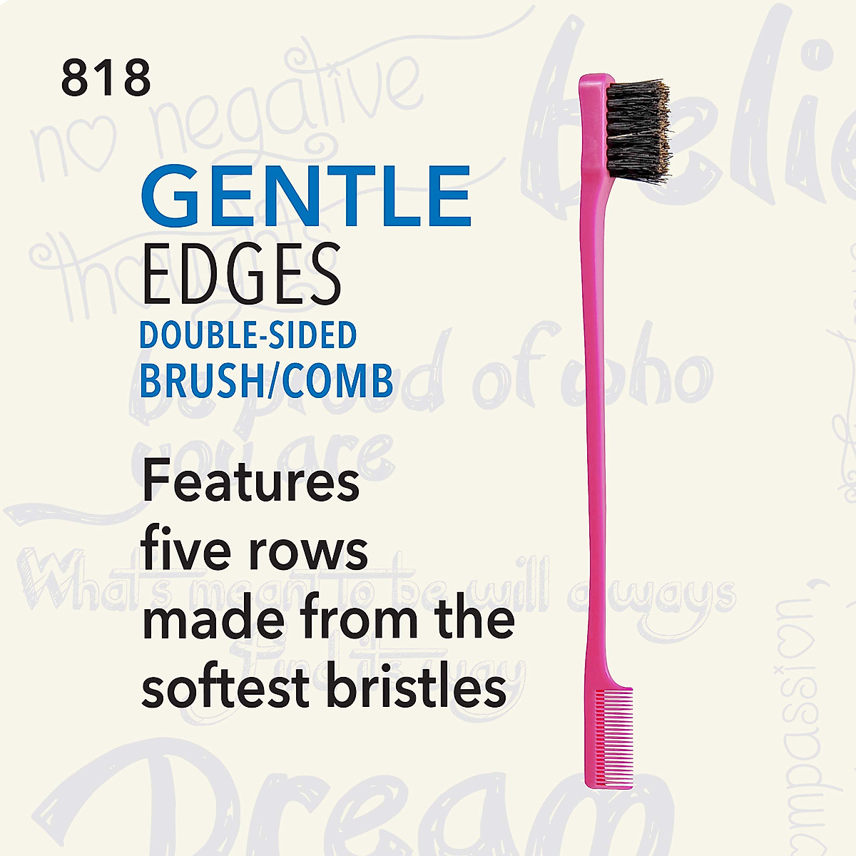 Camryn's BFF Gentle Edges Brush,Pink