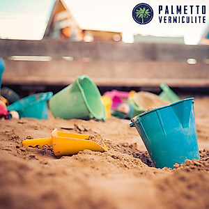 Palmetto Soft Play Sand, Clean & Low-Dust for Sensory Fun, Creme Colored, 50 lbs