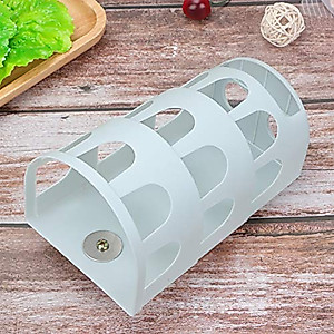 POPETPOP Hanging Rabbit Hay Rack Feeder - Plastic Fixable Small Pet Food Container, Less Wasted Rabbit Caged Hay Rack Manger for Hamster/Guinea Pig/Chinchilla/Small Animals/Bird