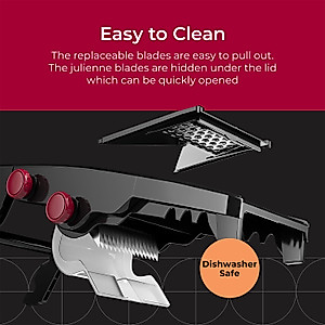 Mueller Multi Blade Adjustable Mandoline Cheese/Vegetable Slicer, Cutter, Shredder with Precise Maximum Adjustability