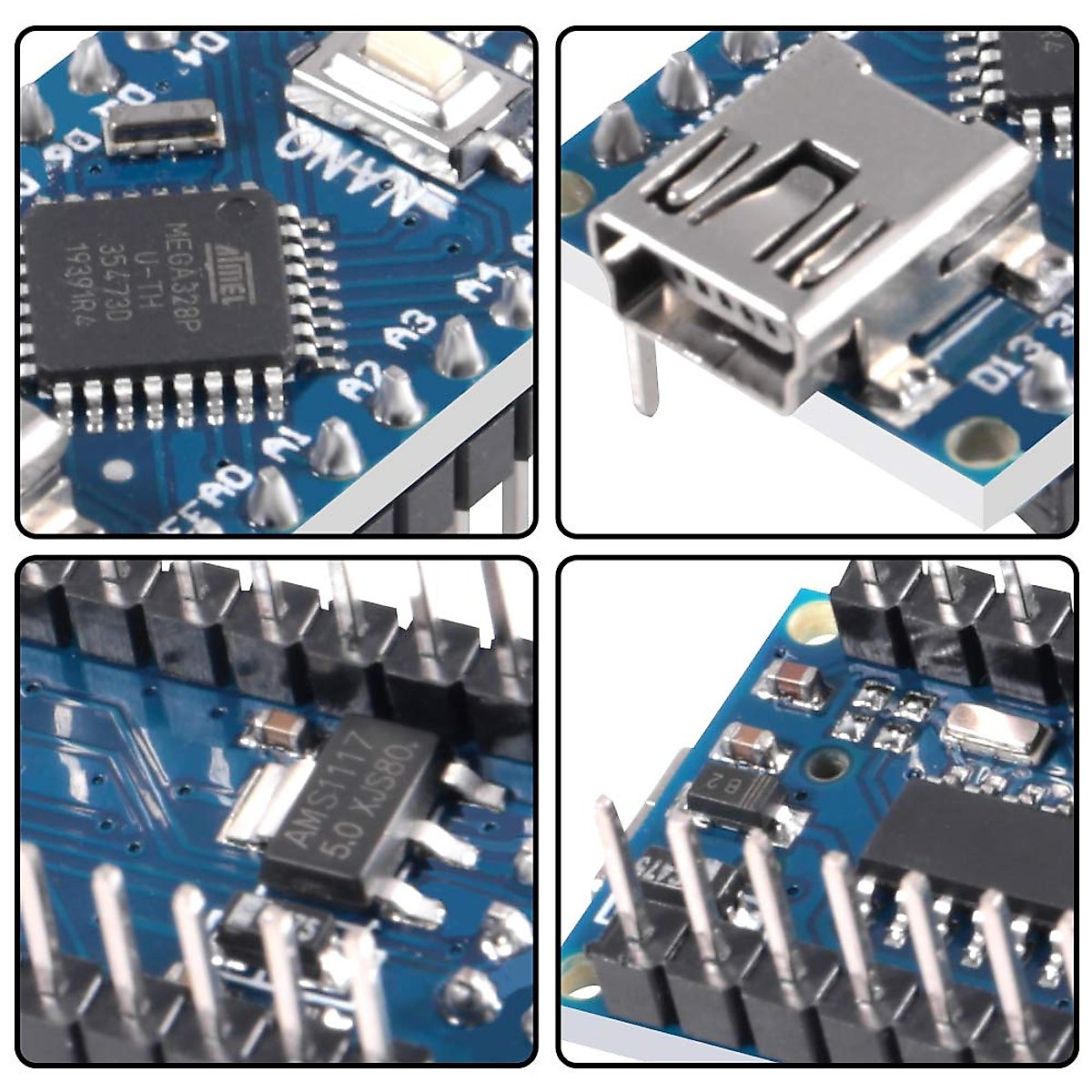 3pcs V3.0 328P Micro Controller Board Module USB Development Board Atmel 328P-AU 5V 16MHz CH340G