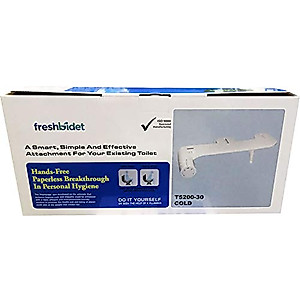 FreshBidet Non-electric Adjustable Angle Bidet Toilet Attachment (Cold Water Bidet Modern Model)