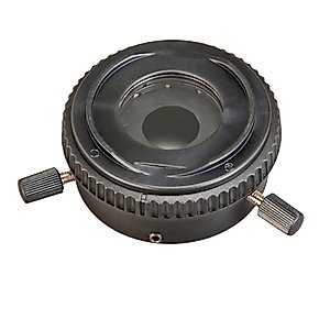OMAX Microscope Kohler Illumination Attachment with Iris Field Diaphragm and Center Adjustment