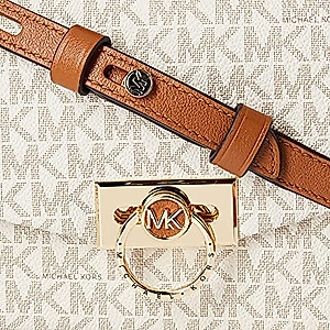 Michael Kors Ladies Hendrix Extra-small Logo Convertible Crossbody Bag - Cream