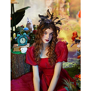 Coucoland Butterfly Fascinator Hat Derby Fascinators Boho Style Headband Butterfly Headpiece