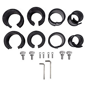 Rockville MacSwivelB (2) 360 Degree Rotation Swivel Clamp Mounts for Tower Pods