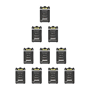 GIKYSUIZ 10-Pack 2050mAh Replacement Battery for Symbol BTRY-MC70EAB00 Compatible with Symbol MC70 MC75 Series Mobile Computers