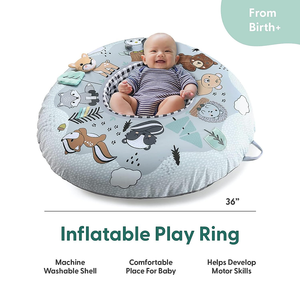 The Peanutshell Play Ring for Babies | Activity Center for Baby & Sensory Center for Sitting Up