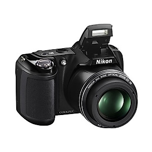 Nikon Coolpix L320 16.1MP Digital Camera with 26x Optical Zoom - BLACK